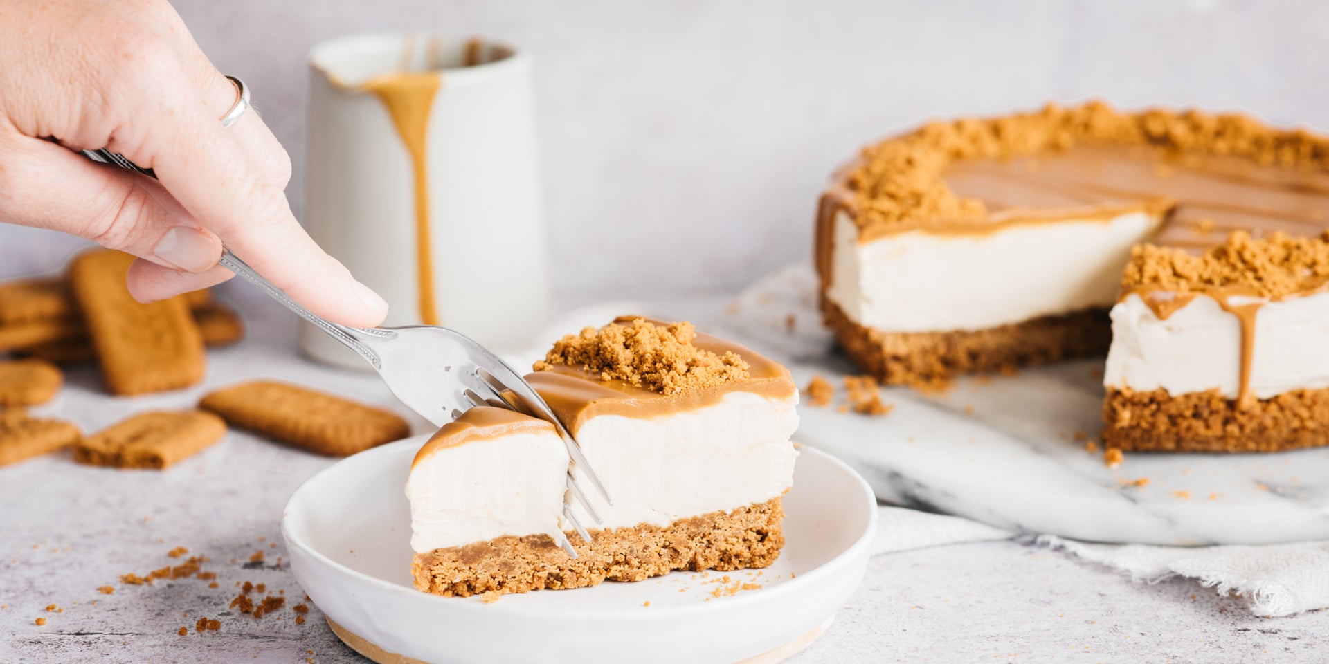 Vegan Biscoff Cheesecake Cheesecake Recipes Baking Mad